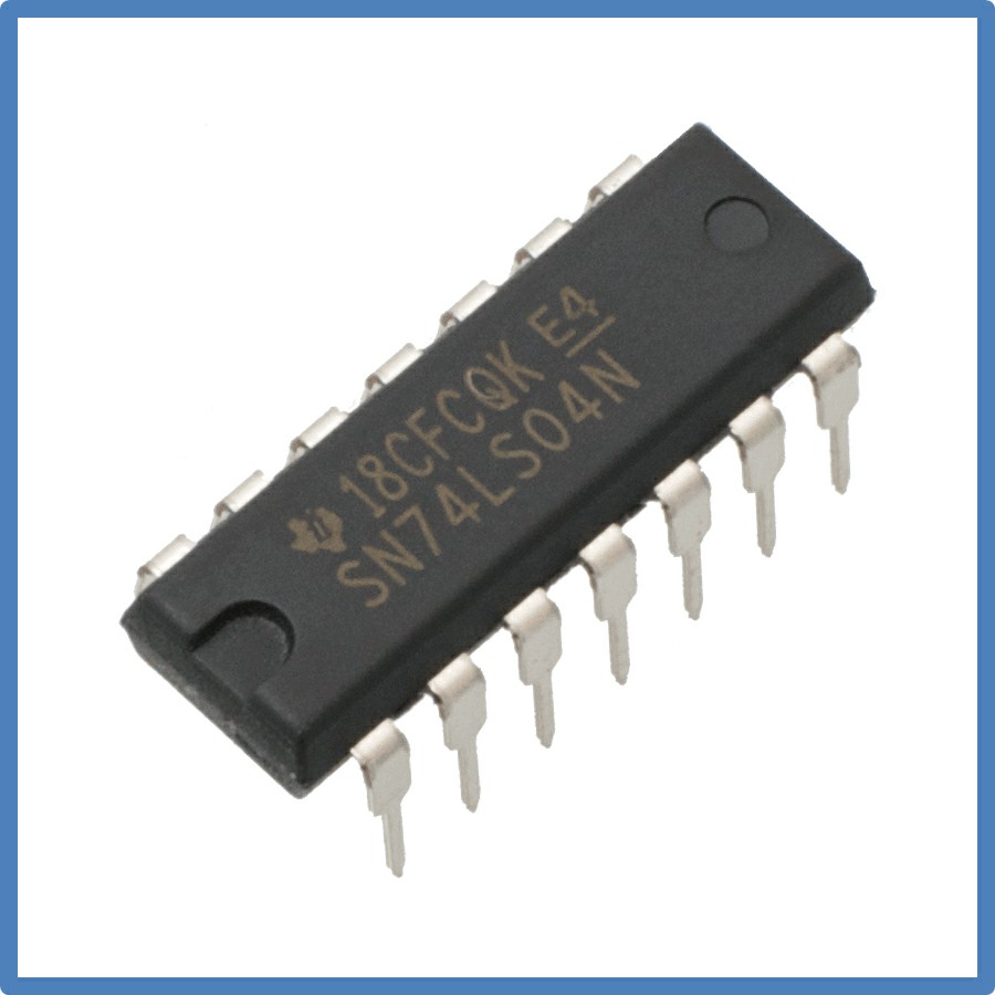 74LS04 Hex Buffer Inverter IC - PIEES